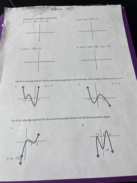 Algebra 2 Polynomials And Roots Check My Work And Maybe Help Me Finish Rhomeworkhelp
