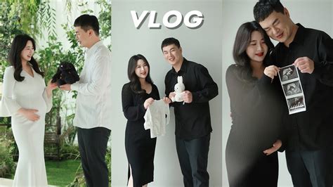 Vlog L 만삭촬영 하고 베페 다녀온 28주 임산부 브이로그 결혼기념일 데이트 입체초음파 실패 망향비빔국수 돈까스