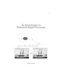 AnIntroductionto StatisticalSignalProcessing Anintroductionto Statisticalsignalprocessing Pdf