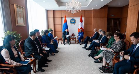 Ерөнхий сайд Л Оюун Эрдэнэ Швейцарын Холбооны Улсын Ерөнхийлөгч Виола