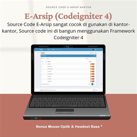 Jual Source Code E Arsip Codeigniter Shopee Indonesia