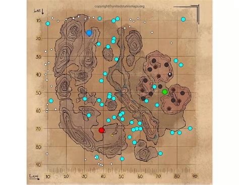 Ark Scorched Earth Map Scorched Earth Ark Map