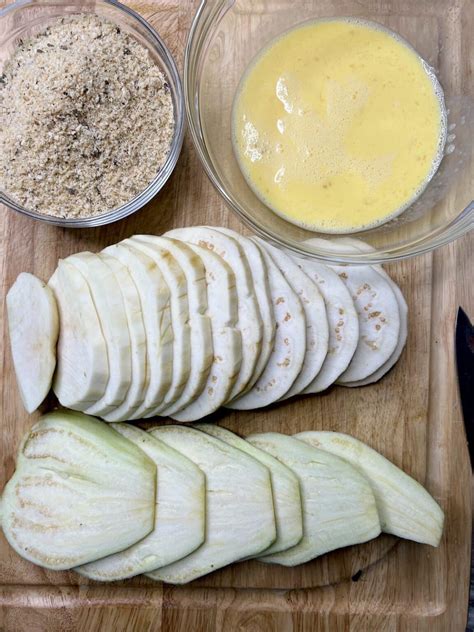 Eggplant Milanese ~ Italian Fried Eggplant Cutlets Mangia With Michele