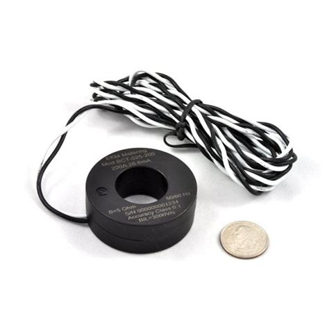 Solid Core Ct 200a 200a 26 6ma 25mm 0 98 Hole Diameter Bct 025 Ekm Metering Inc