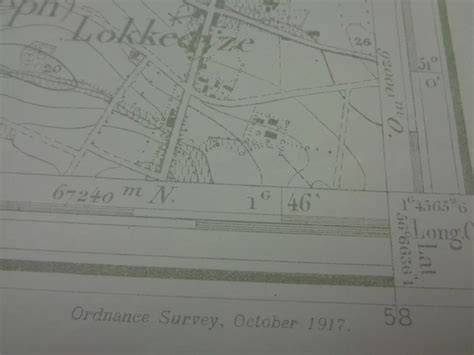 Ww1 1917 Rare Passchendaele Infantry Map Meant For The Onward Push