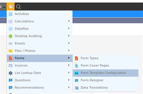 Form Templates Dataforce Documentation