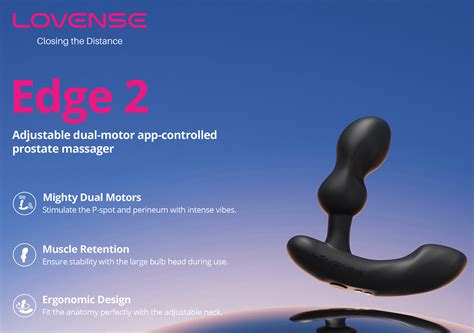 Lovense Edge 2 Vibrating Prostate Massager Naughty Delight