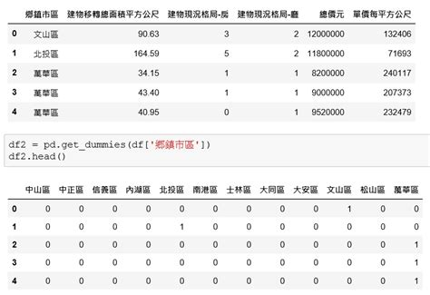 實作小技巧 使用pandas輕鬆完成one Hot Encoding Python 資料科學與人工智慧