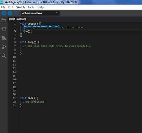 Go To Definition Not Working Ide 2x Arduino Forum