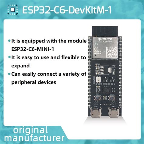 esp32 c6 devkitm 1 development board， mini core board with esp32 c6