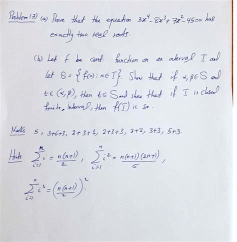 Solved Problem Cas Prove That The Equation X Chegg Com