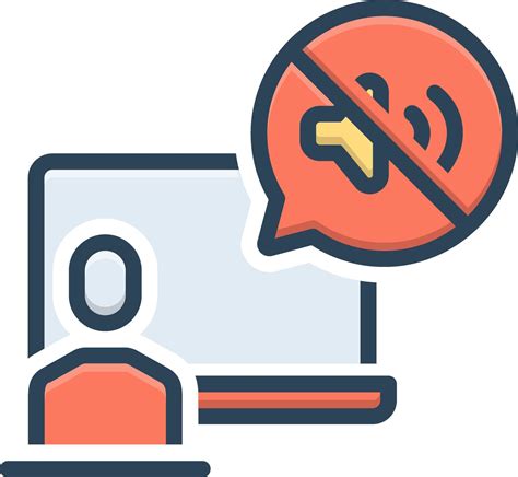 Color Icon For Avoid Distraction 47417192 Vector Art At Vecteezy