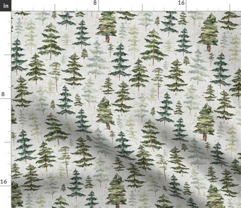 Woodland Night Sky Fabric Starry Night Sky Forest Soft Gray By Hipkiddesigns Alpine Pine Forest