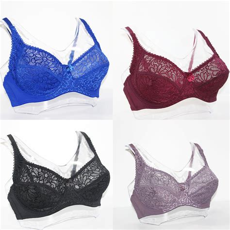 Ladies Plus Size Brassiere Boobs Wired Women Sexy Bras Lace Lingerie