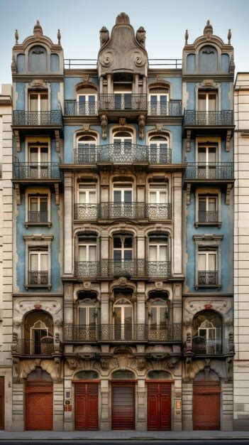 Premium Photo Facade Of A Patterned Building