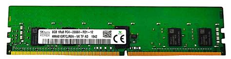 skhynix hma81gr7cjr8n vk 8gb 1rx8 pc4 2666v server ram memory module