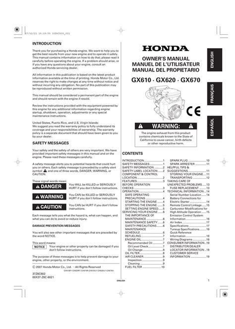 Honda Gx610 Wiring Diagram Wiring Diagram