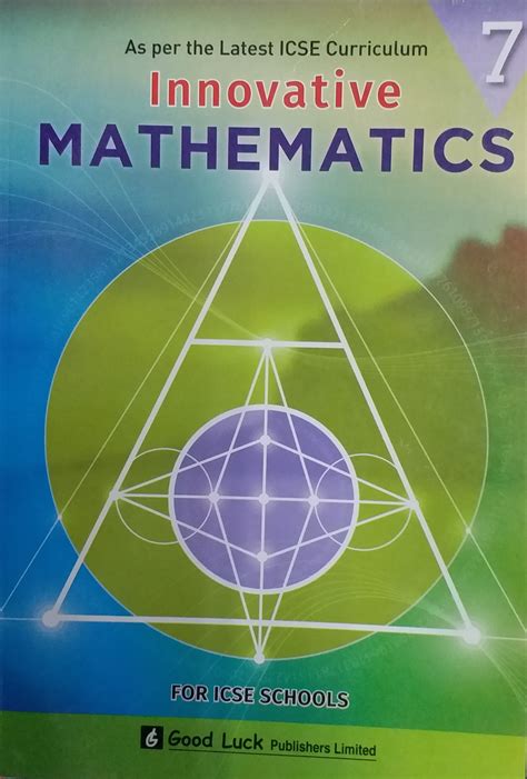 Icse Innovative Mathematics Class 7 By T K Chakraborty 9789381045404 Universal Book