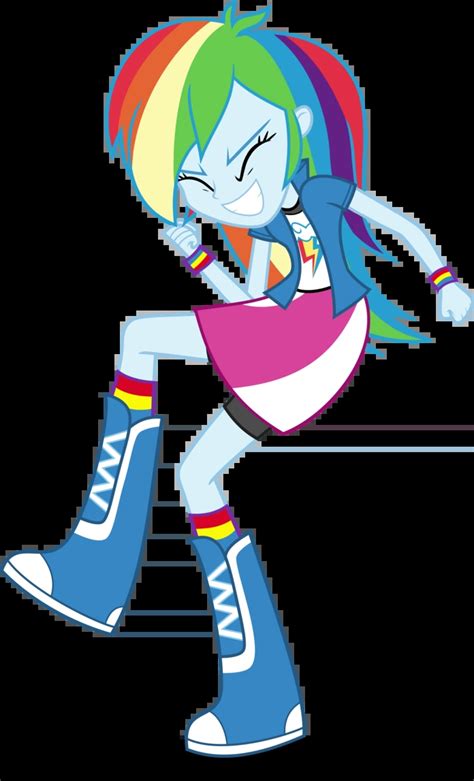 Rainbow Dash Animé Humain