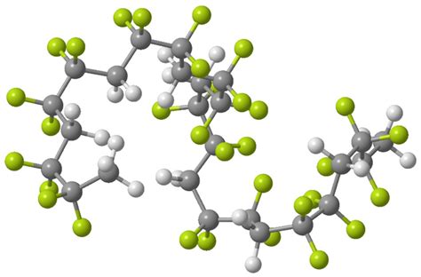 Chemical Structure Of The Polytetrafluoroethylene Ptfe Chain Download Scientific Diagram