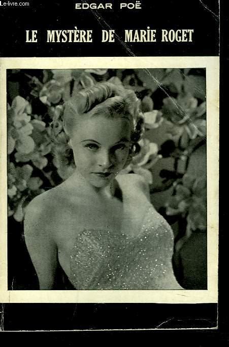 Lemystere De Marie Roget Von Edgar Poe Bon Couverture Souple 1951