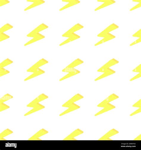 Lightning Seamless Vector Background Lightning Vector Icon Lightning Endless Background Vector