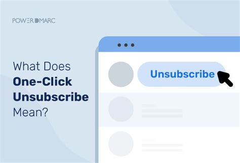 One Click Unsubscribe New Email Requirement