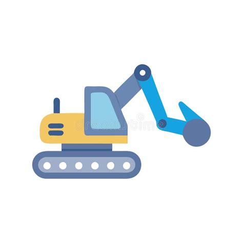 Backhoe Design Vector Graphic Illustration Stock Vector Illustration