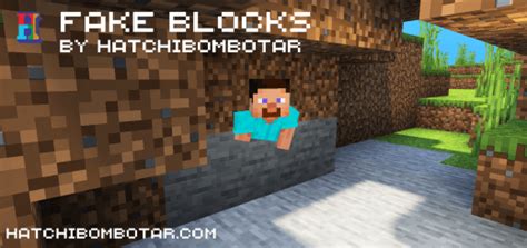 Fake Blocks Camouflage Blocks Minecraft Addon