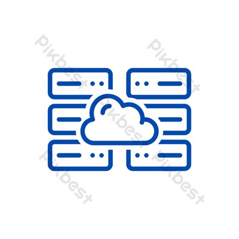 Vector Server Cloud Icon Png Images Psd Free Download Pikbest