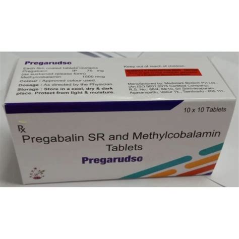 Pregabalin Sr Methylcobalamin Tablets At ₹ 620 Box Methylcobalamin Tablets In Villianur Id