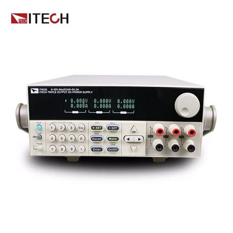 Itech It6322a Triple Output Dc Power Supply 30v 3a 2ch 5v 3a 1ch In
