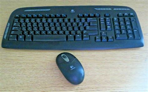 Logitech Black Cordless Desktop Ex110 Keyboard And Optical
