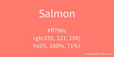 Salmon Color Code Is Ff796c