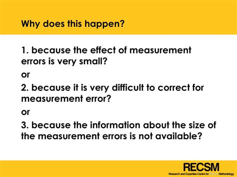 Ppt Correction For Measurement Error In Survey Research Using Sqp