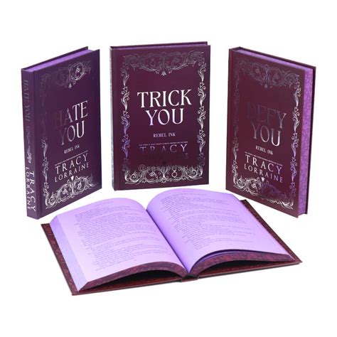 4 Book Hardback Fantasy Novel Set With Silver Foil And Stenciled Edges
