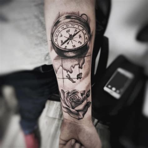 28 Compass Tattoo Ideas Best Designs • Canadian Tattoos