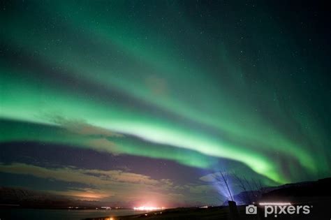Sheer Window Curtain Aurora Borealis In Iceland Pixers Hk