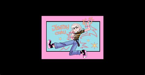 Jentry Chau 💛🤩🔥 Cartoons Sticker Teepublic