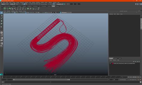 Short Whip Folded Black 3d Model 24 3ds Blend C4d Fbx Max Ma Lxo Obj Free3d