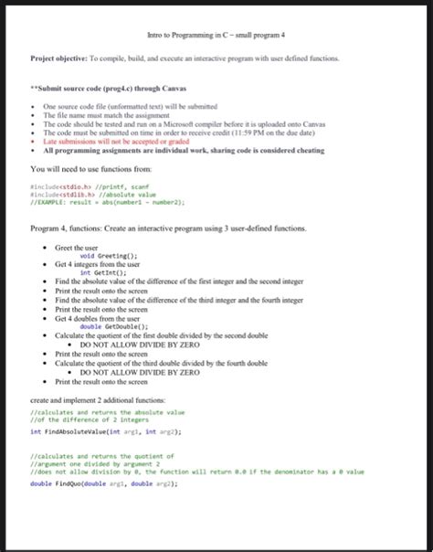 Solved Cop 2220 Fall 2018 Small Program 4 Prog4c Steps