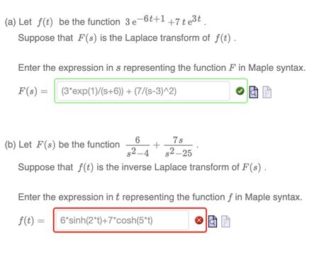 Solved A Let F T Be The Function 3e6t 1 7te3t Suppose Chegg Com