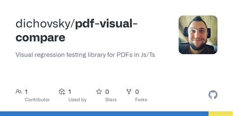 github dichovsky pdf visual compare visual regression testing library for pdfs in js ts