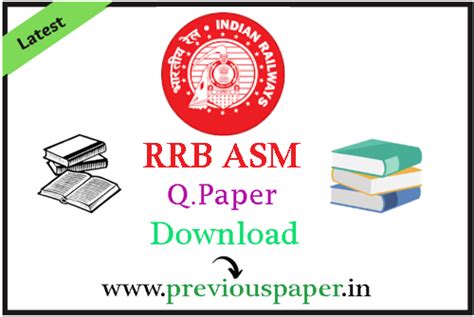 Rrb Asm Previous Question Papers 2023 2022 2021 2020