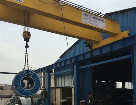 جرثقیل سقفی ۲۰ تن استریت محیط آزاد