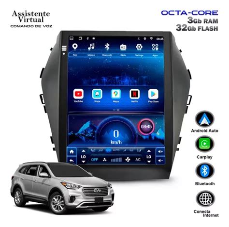 Multimídia Tesla Carplay Android Auto Sem Fio Gps Bluetooth