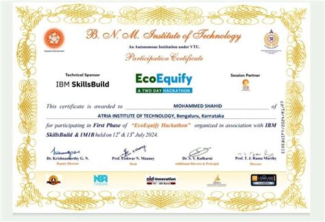 Mohammed Shahid On Linkedin Hackathon Ai Personalizedlearning Learning Innovation Ibm Bnmit