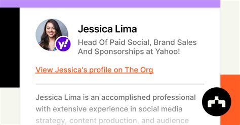 Jessica Lima Head Of Paid Social Brand Sales And Sponsorships At
