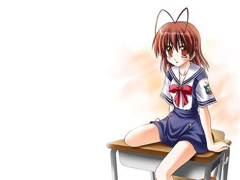 Anime Clannad Nagisa Furukawa Hd Wallpaper Wallpaperbetter
