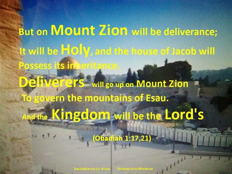 Obadiah 1 17 21 In 2025 Word Of God Scripture Gospel Music
